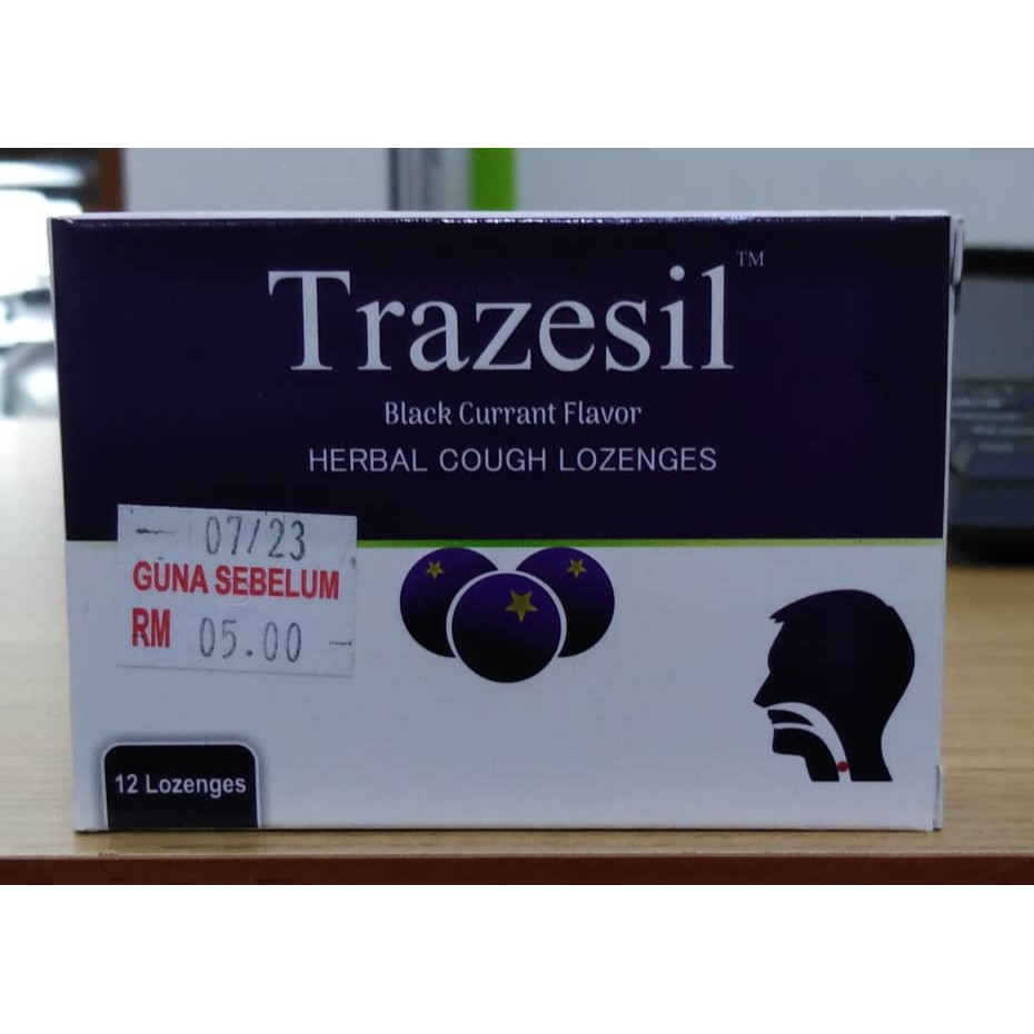 Trazesil Herbal Cough Lozenges 12's | Shopee Malaysia