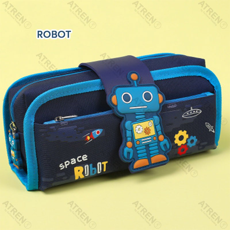 3D Pencil Box Kid School Detachable Stationery Hard Case Big Size ...