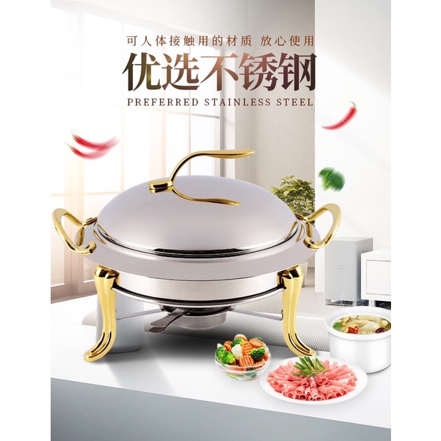 Bekas buffet makanan kenduri keluli tahan karat dan tebal | Shopee Malaysia