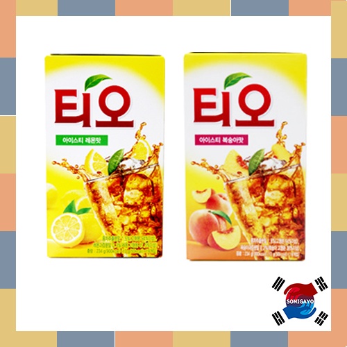 [TIO] Ice Tea Sticks 18T Lemon / Peach / Fruit Tea / Stick Type / Korea ...