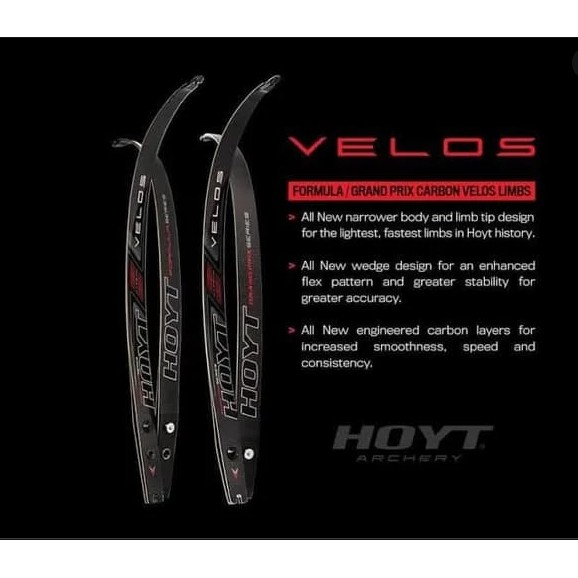 HOYT FORMULA CARBON VELOS BAMBOO CORE LIMB - Made in USA 🇺🇸 | Shopee ...