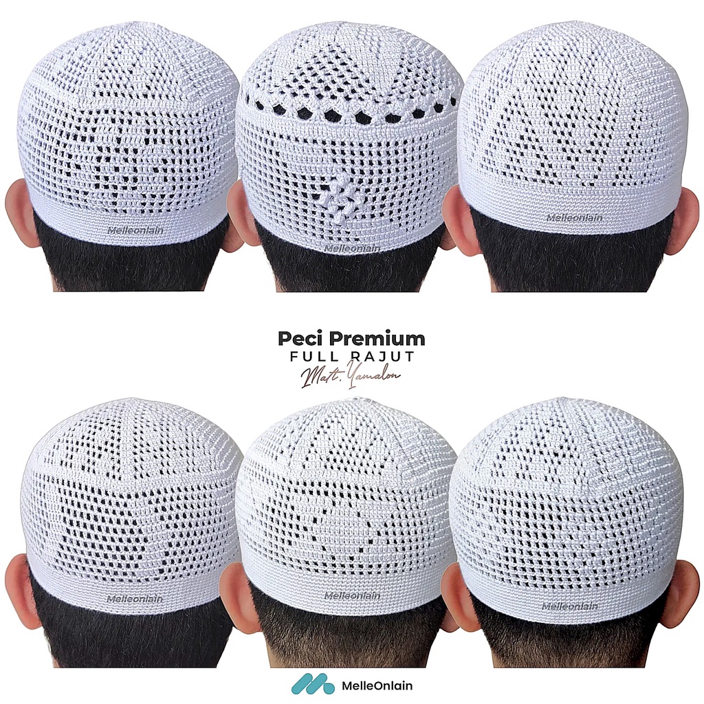 LOKAL Local Premium Saudi Bangladesh Knitted Peci Melleonlain ...