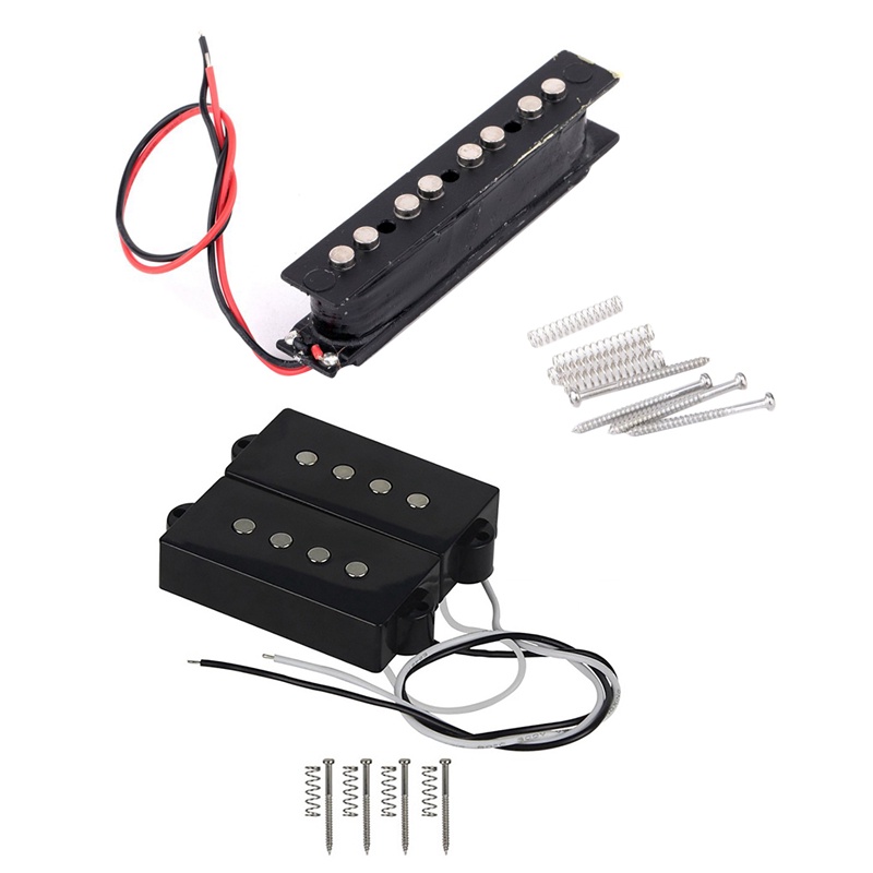1 Set Pb P Bass Pickup Humbucker Pickup for 4 String P Bass Guitar Part ...