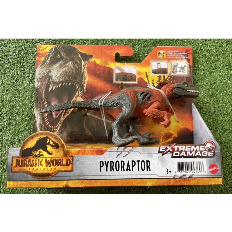 Mattel Jurassic World Dominion Extreme Damage Pyroraptor | Shopee Malaysia