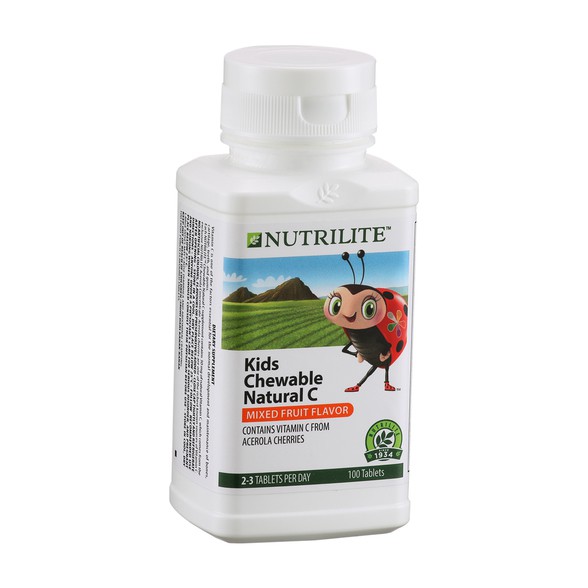 READY TO SHIP!! NUTRILITE KIDS CHEWABLE NATURAL C(100TAB) | Shopee Malaysia