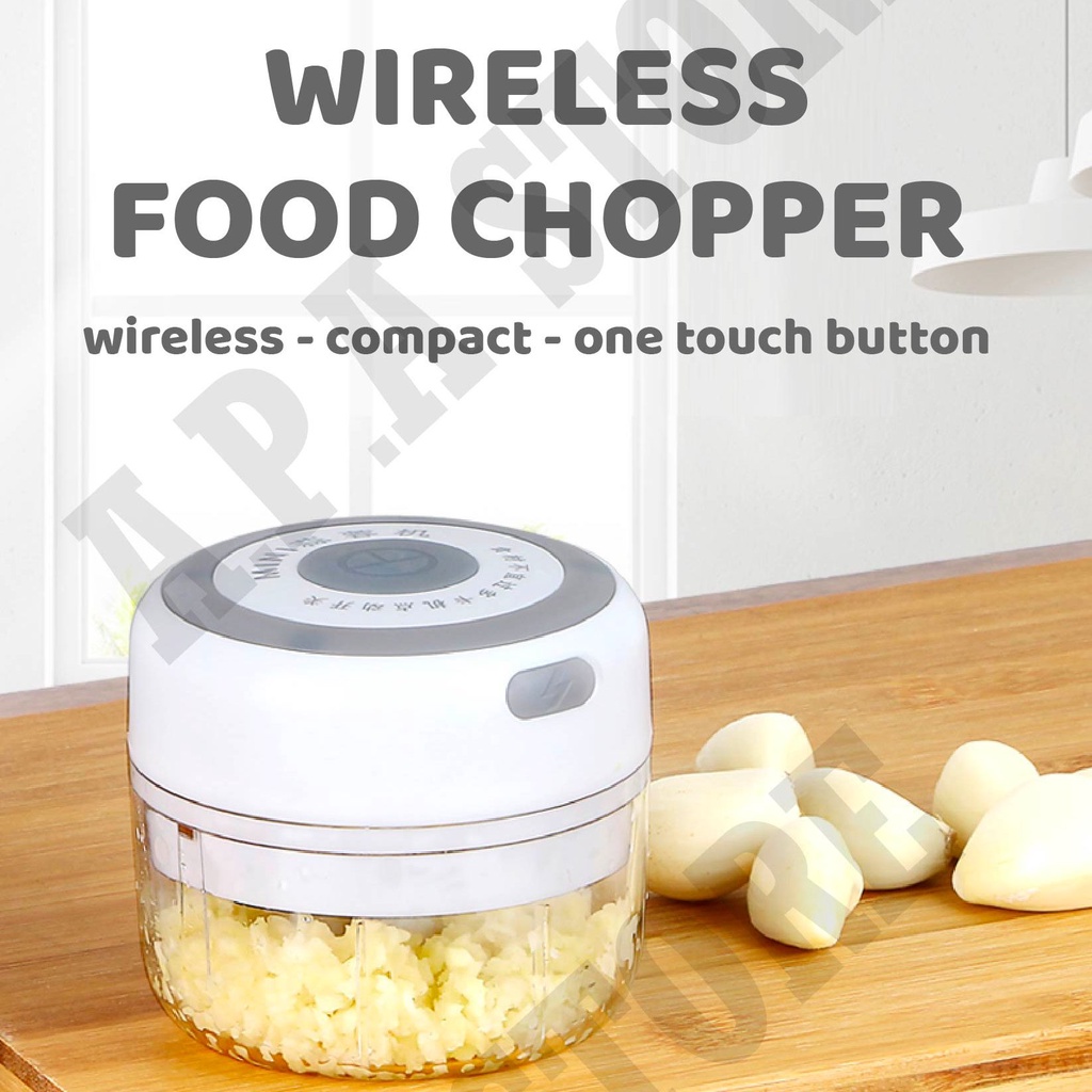 Pink Electric Garlic Masher Automatic Garlic Crusher Chopper Portable ...