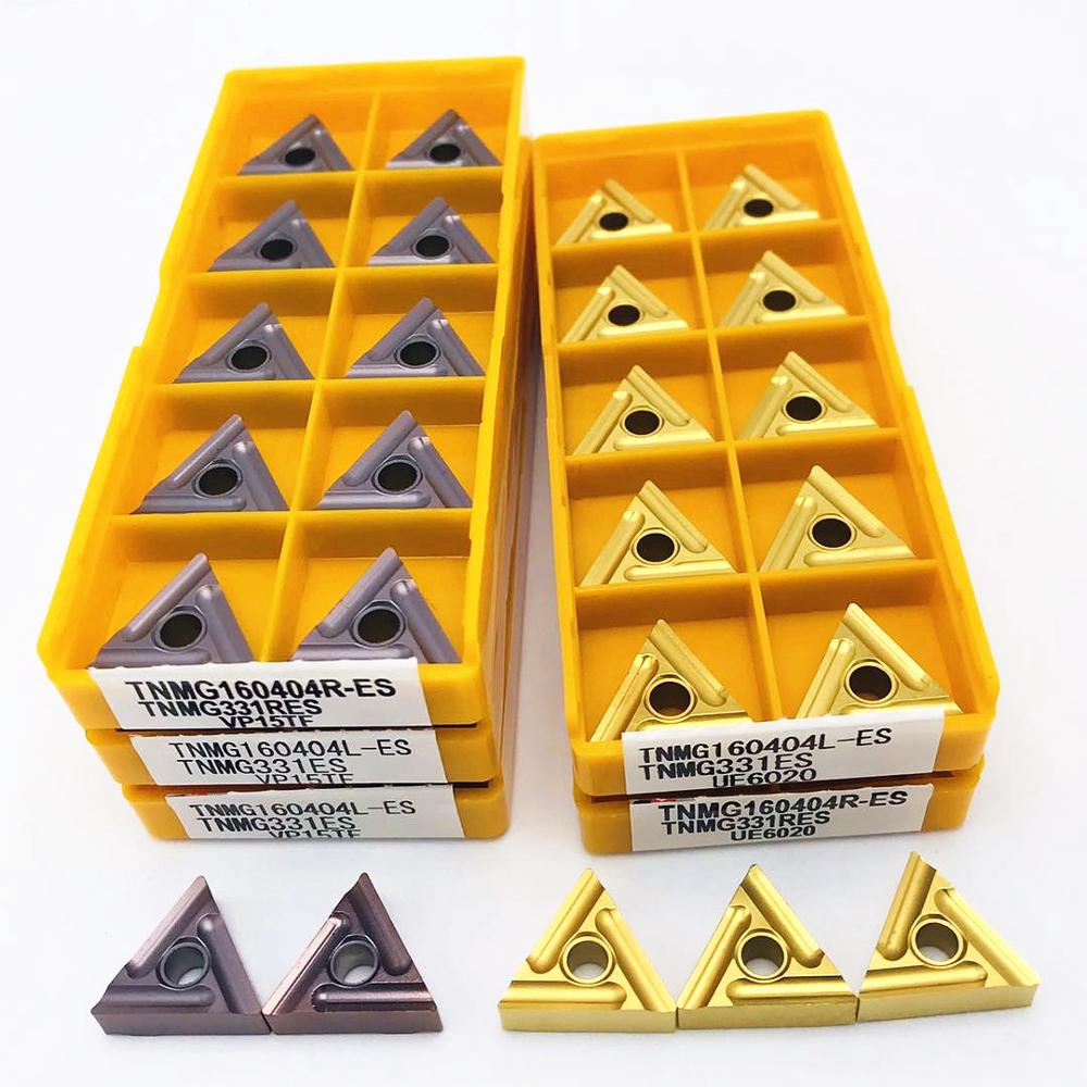 TNMG160404R TNMG160404L ES VP15TF UE6020 US735 Carbide Inserts Turning Tool Metal Lathe Lathe ...
