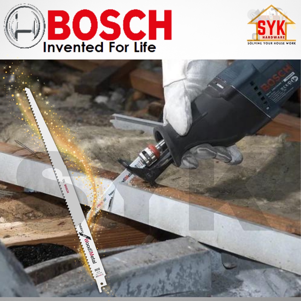 SYK Bosch 2608654763 S1411DF 12Inch 300mm 1Pcs Heavy For Wood and Metal ...