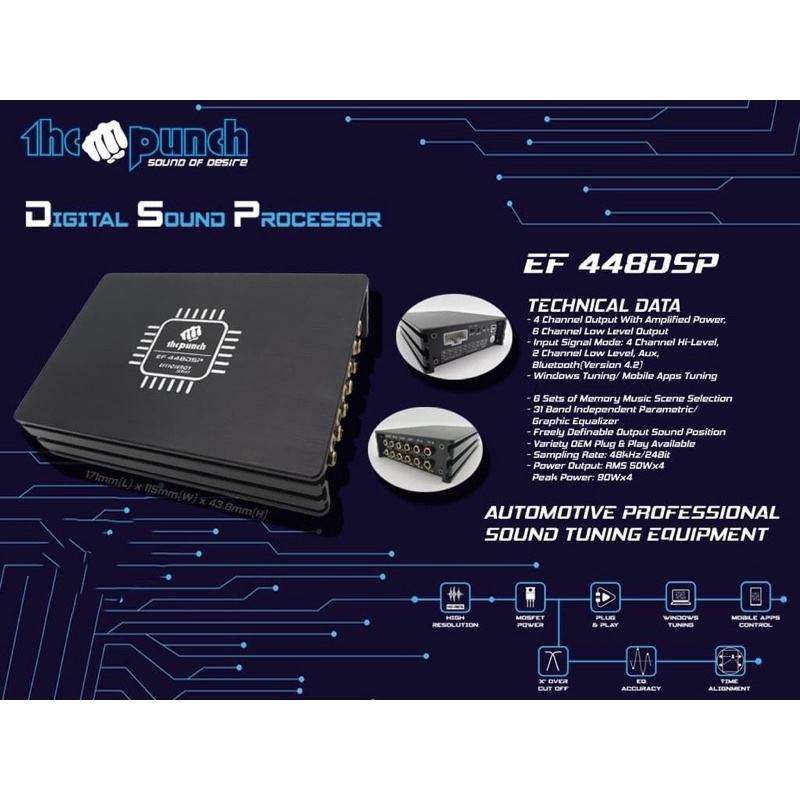 thepunch👊 EF 448DSP digital sound processor💻🎛 | Shopee Malaysia