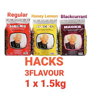 HACKS CANDY REGULAR SWEETS / HONEY LEMON / BLACKCURRANT(1.8kg x 1PACK ...