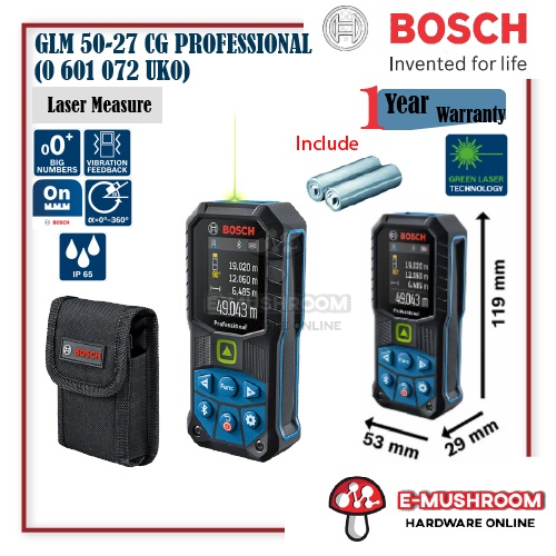 Bosch GLM40 / GLM30-23 GLM400 GLM500 GLM50-23G GLM50-27CG Digital Laser Measure Rangefinder ...