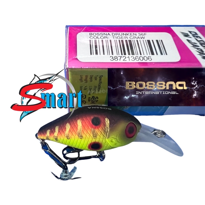 BOSSNA DAGON DRUNKEN 36F Lure (Kiler Sebarau) | Shopee Malaysia