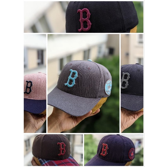 (2hand) Genuine MLB letter B hats and caps | Shopee Malaysia