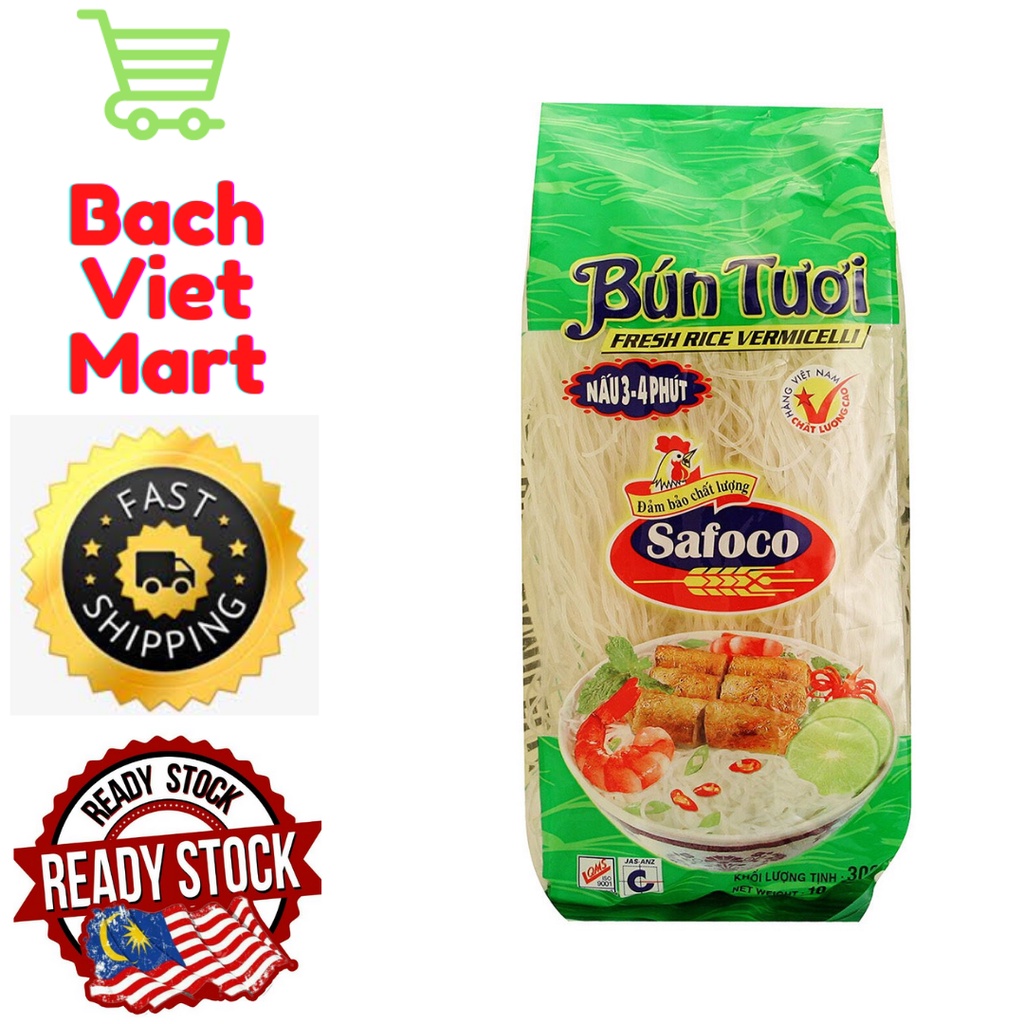 Safoco Bun Tuoi Rice Vermicelli (300g) | Shopee Malaysia