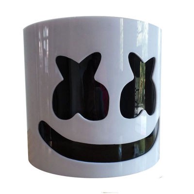 Pre order DJ Marshmello helmet cosplay hard plastic | Shopee Malaysia