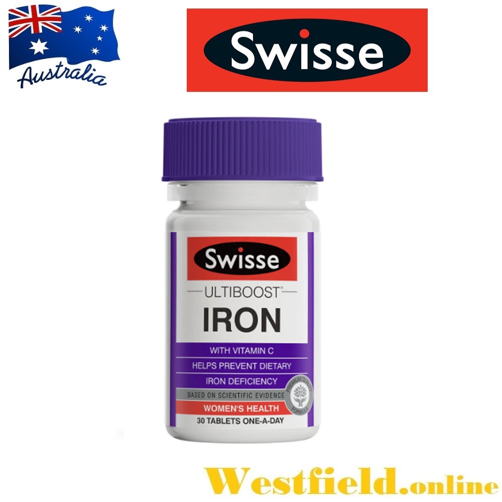 [Australia Import EXP 02/2028] Swisse Ultiboost Iron ( 30 Tablets ...
