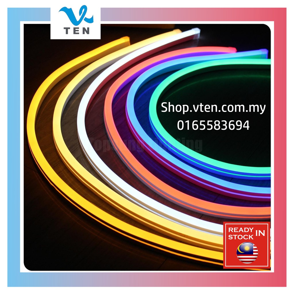 *Waterproof 50M 60M 70M 80M 90M 100M AC240V LED Neon Strip With Power ...