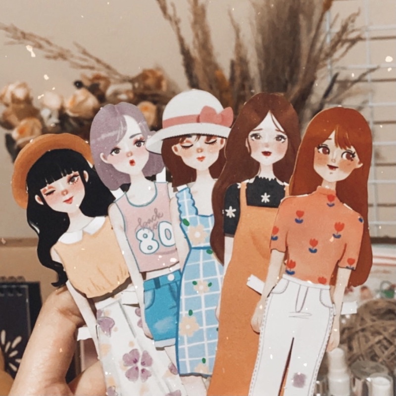 "PREMIUM Chara" Paper Doll Old School Toys Bepe BP Disassembly Paper ...