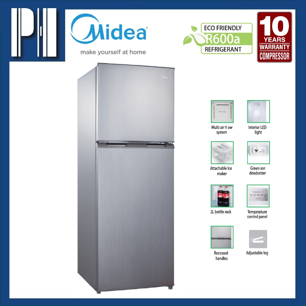 MIDEA MD-333V 300L 2-Door Fridge/Refrigerator | Shopee Malaysia