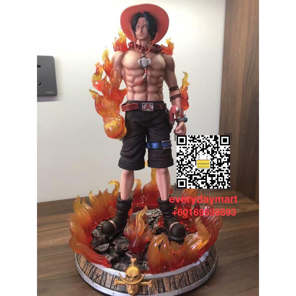 ONE PIECE💥PORTGAS D. ACE💥FIRE FIST ACE STATUES GK ACTION FIGURE海贼王🔥梦幻艾斯 ...