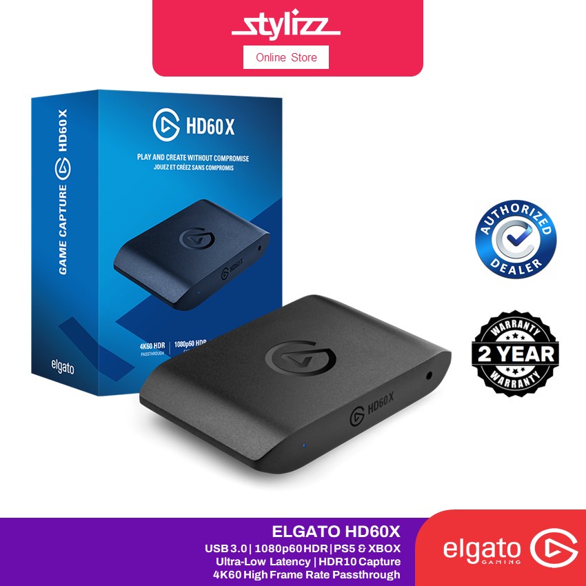 ELGATO HD60X EXTERNAL CAPTURE CARD - 4K60 HDR PASSTHROUGH, 1080p60 HDR ...