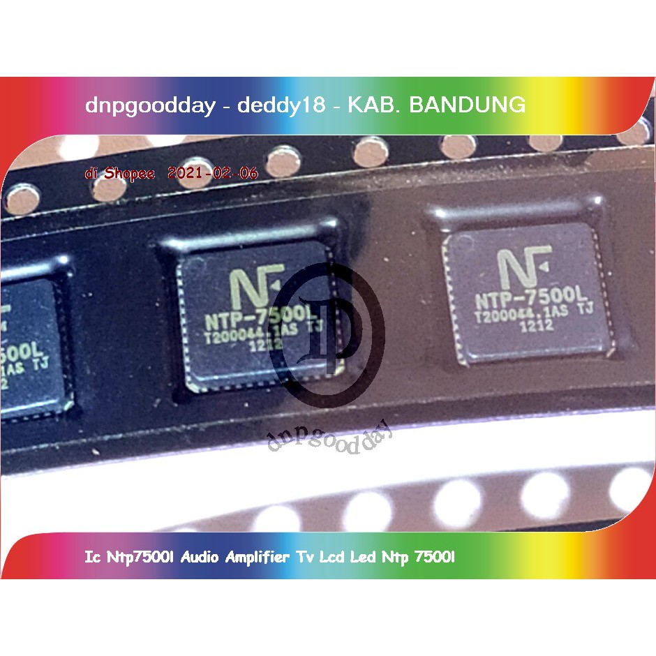 Ic Ntp7500l Audio Amplifier Tv Lcd Led Ntp 7500l | Shopee Malaysia