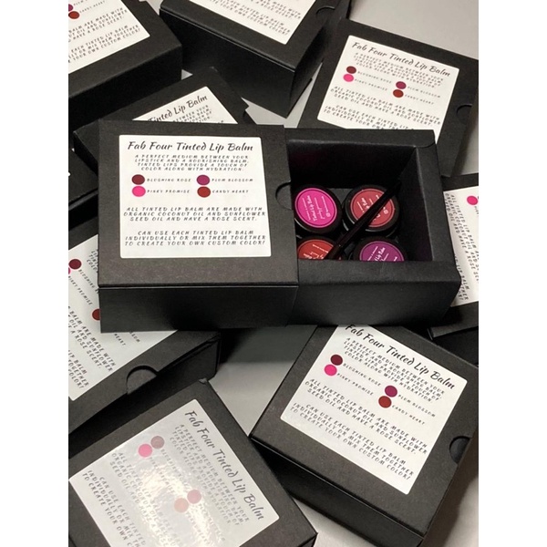 Fab Four Tinted Lip Balm ( 4 In 1) | Shopee Malaysia
