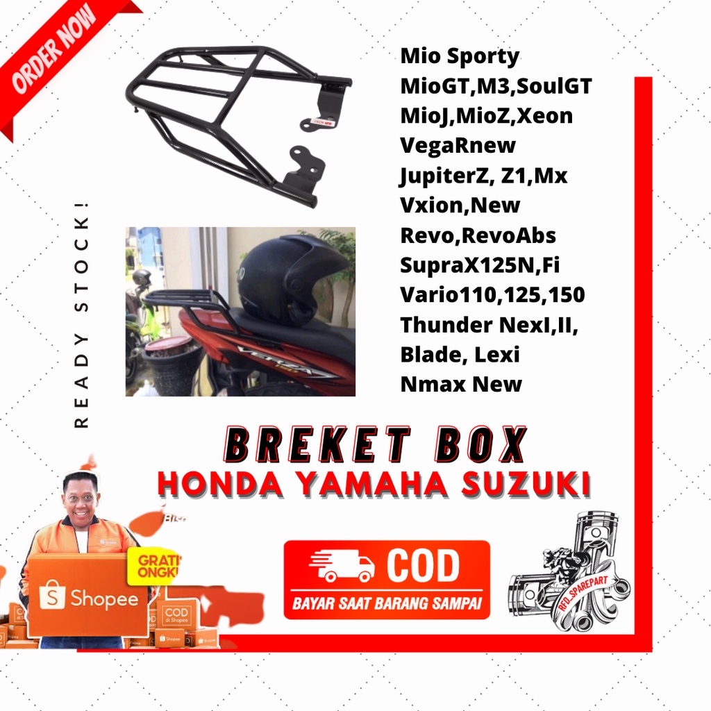 Bracket Stirrup Bracket Begel Bracket Box Mount for HONDA SUPRA X 125 ...