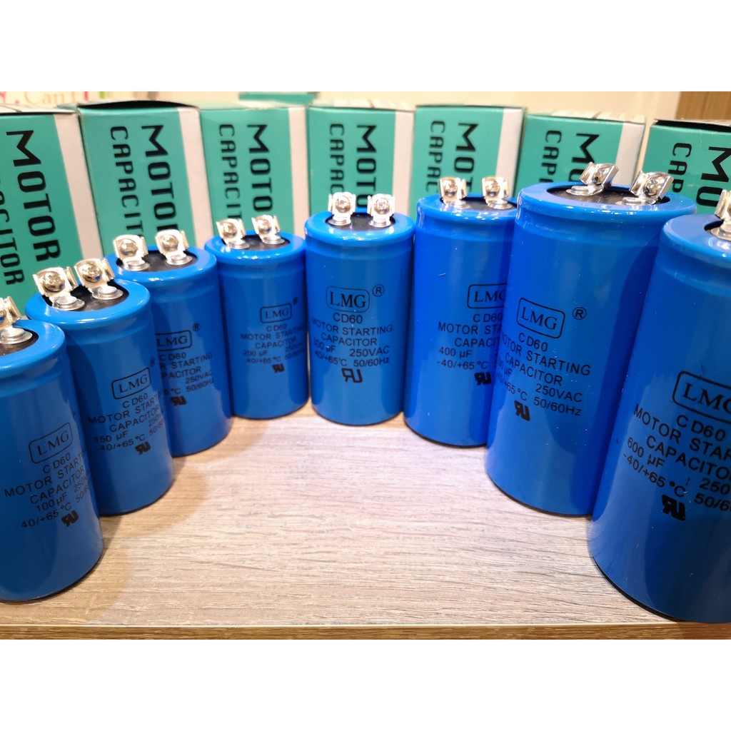 ECF 1pc. LMG CD60 Motor Starting Blue Capacitor 100uF-600uF 250VAC for ...