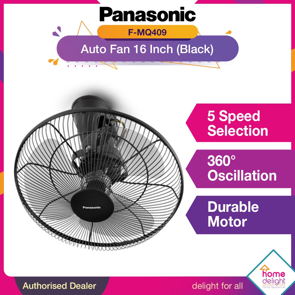 Panasonic Auto Fan 16" [ F-MQ409 FMQ409 F-MQ409-GY F-MQ409-DG ...