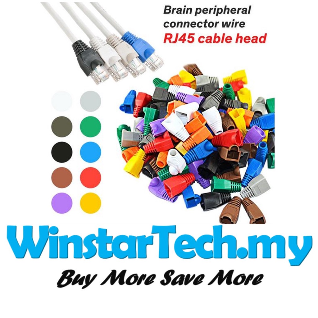 HIGH QUALITY RJ45 CAT5 CAT6 NETWORK CONNECTOR COVER CAP RUBBER BOOT ...