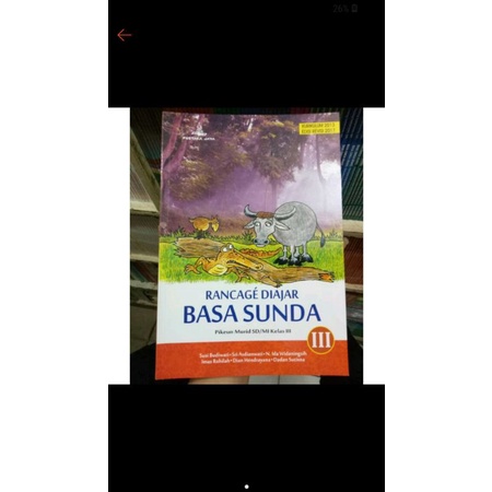 Rancage Book Teaching Sundanese Class 3 Elementary School original ...