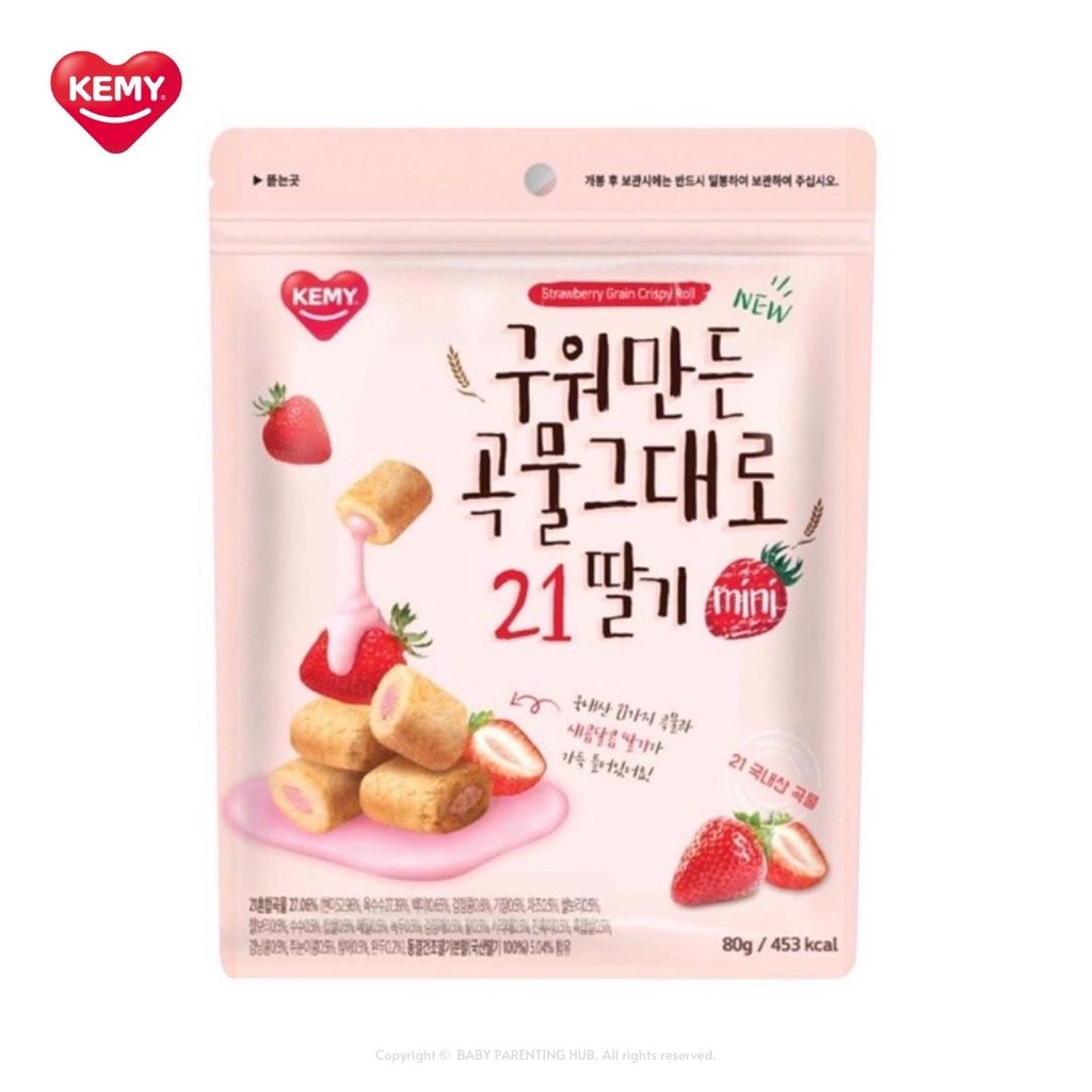 Kemy Premium Baked 21 Strawberry Grain 80grams (Exp:2024/09/14) Crispy ...
