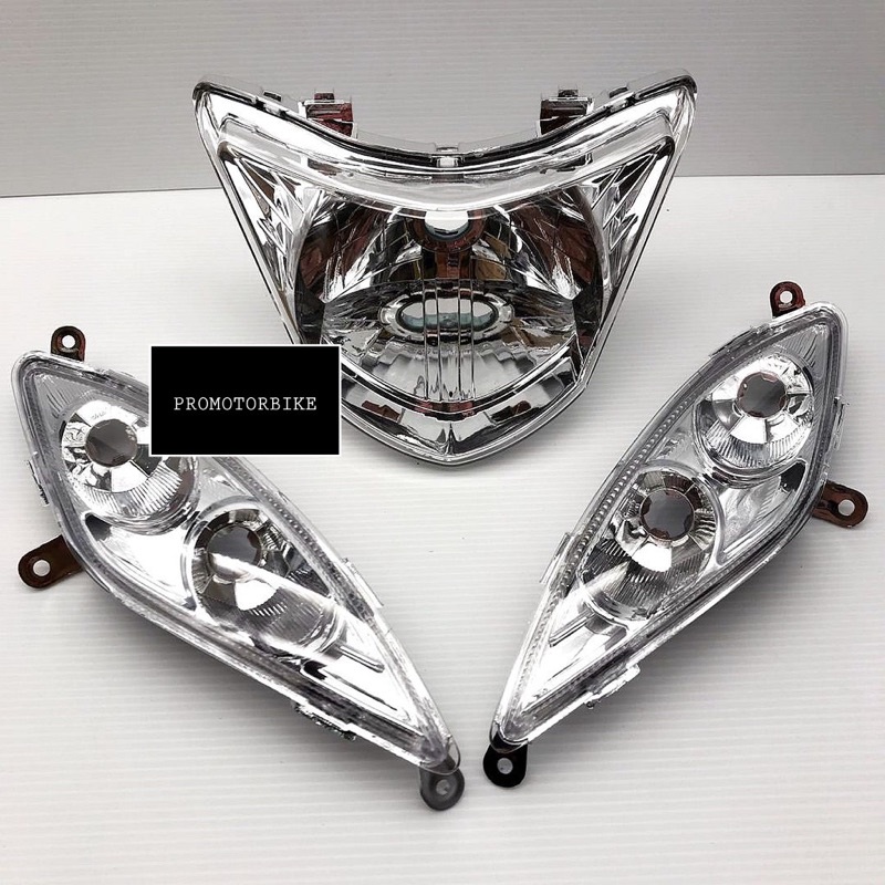 Yamaha 135LC LC135 V1 Head Lamp Light Clear + Front Signal Set Clear 2in1 Combo One Set | Shopee ...