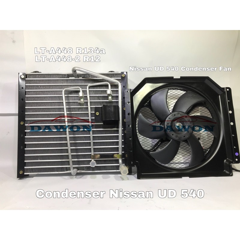 Condenser & Condenser Fan Nissan UD 540 (R134a , R12) ️ [TRUCK AIRCOND ...