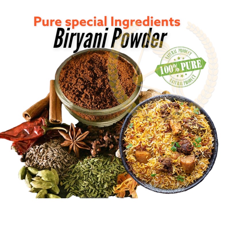 serbuk briyani /Briyani mix/ home made Pure Biryani masala mix/Birany ...