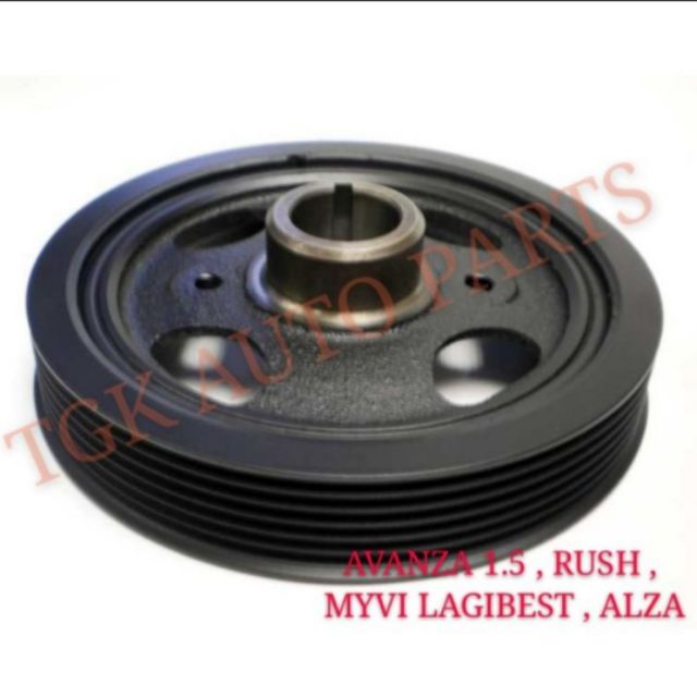 TOYOTA AVANZA 1.5 RUSH MYVI LAGIBEST ALZA CRANK SHAFT PULLEY WITH ...