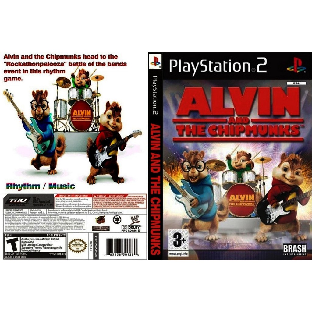 PS2 ALVIN AND THE CHIPMUNKS ( DVD Games ) | Shopee Malaysia