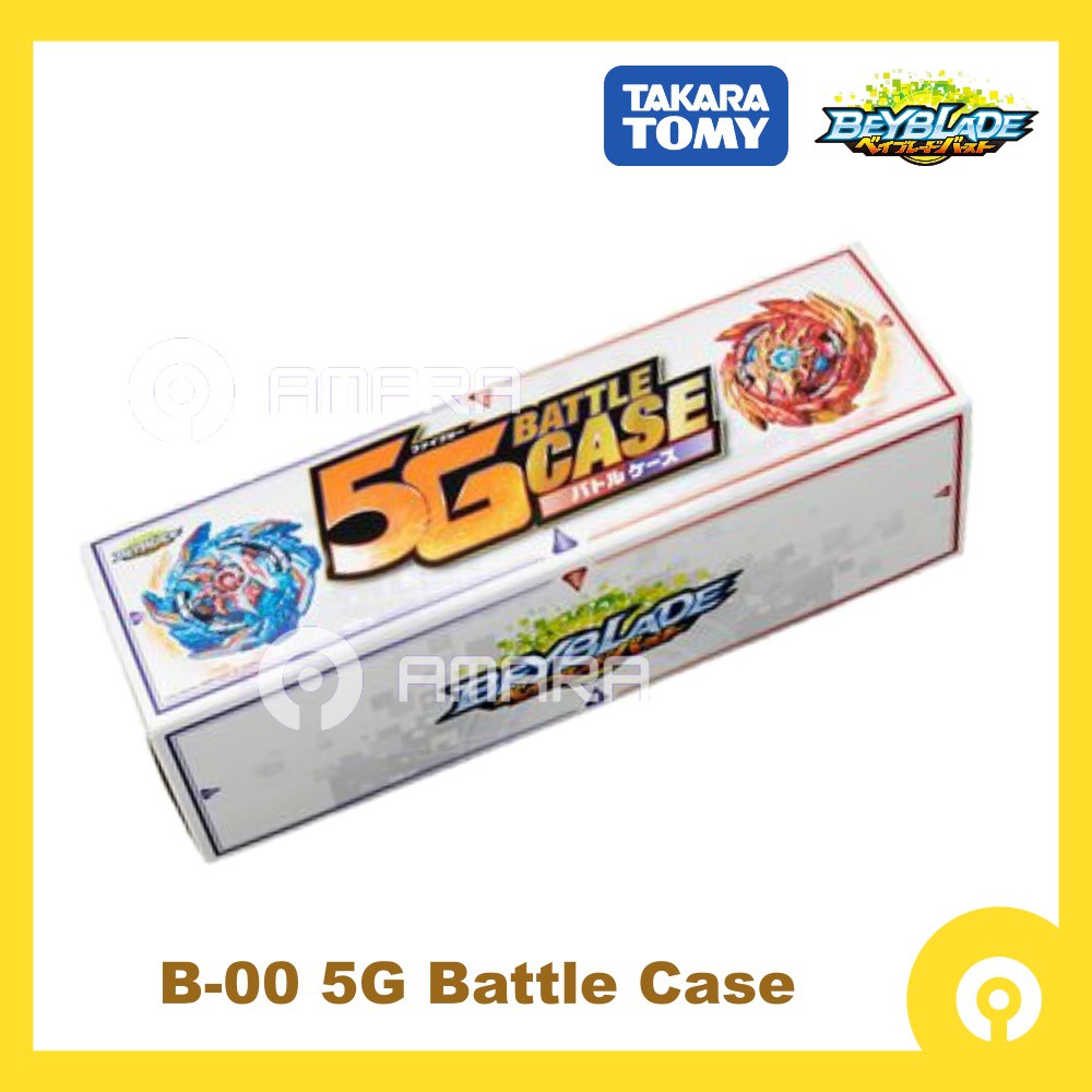 Takara Tomy Beyblade Burst 5 on 5 Bey Box 5G Battle Case Storage Mainan ...