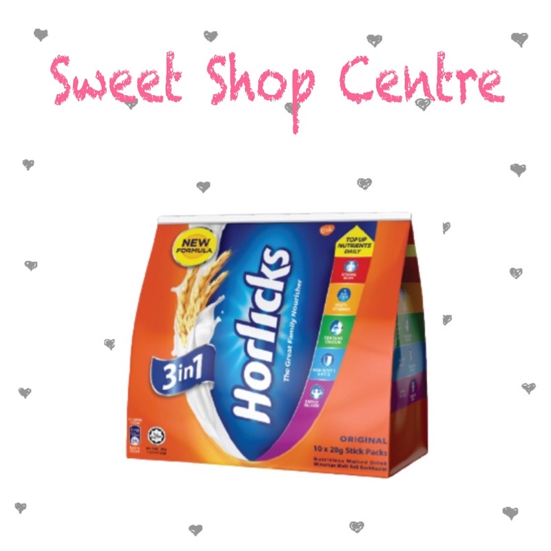 Horlicks 3 in 1 Stick Packs Original Powdered Malt Drink (10s x 28g ...