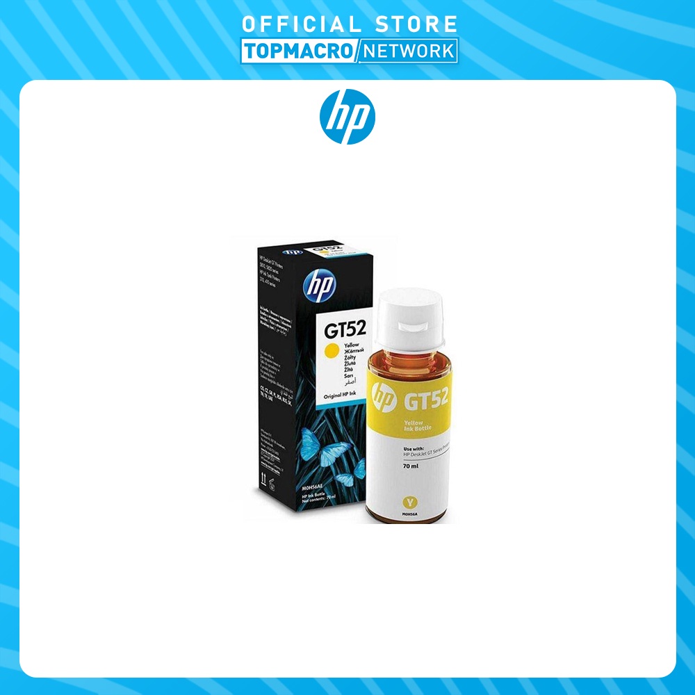 HP GT52 YELLOW ORIGINAL INK BOTTLE | Shopee Malaysia
