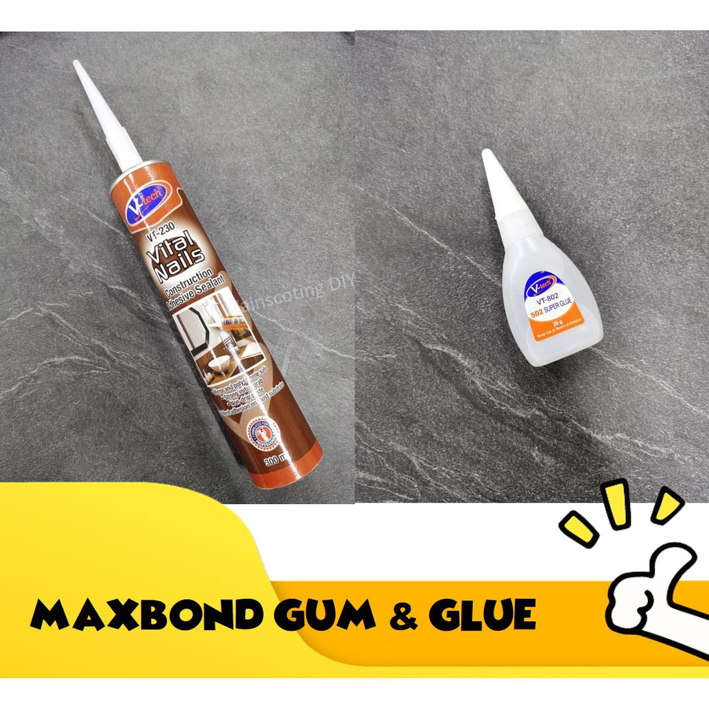 DIY Wainscoting Tool Kits/ Chaulk Gun / Gam / Superglue / Alat ...