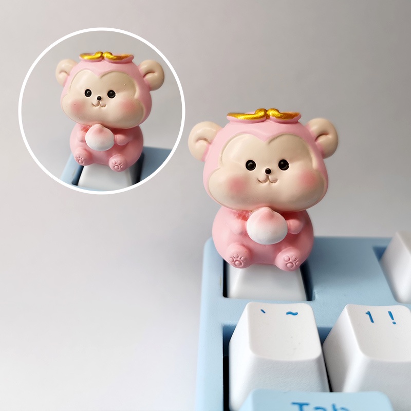 Keycap Cute Animals Zodiac abs Resin OEM R4 Mechanical Keyboard ...