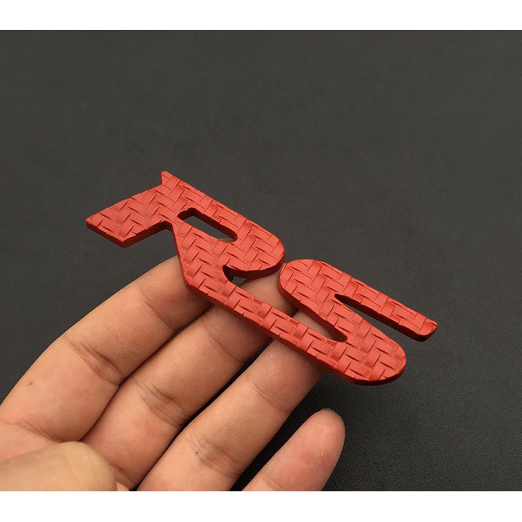 Chrome Metal RS Logo Car Emblem Racing Sport Badge Sticker Decal For ...