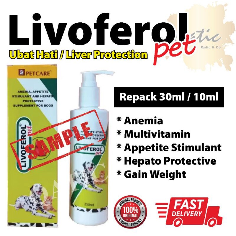 🔥HIGHLY RECOMMENDED🔥LIVOFEROL,TONIK HATI GEMUKKAN Kucing / Anjing Liver ...