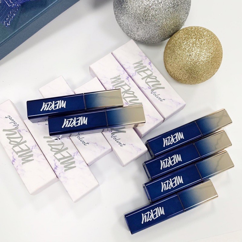 Merzy The First Velvet Tint Ver Blue Matte Lipgloss (limited) | Shopee ...