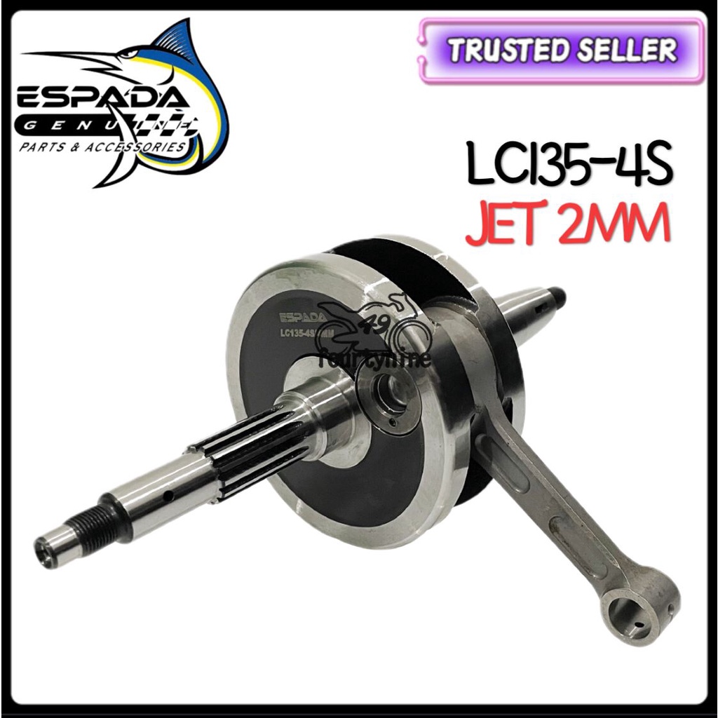 LC135 CRANKSHAFT JET 2MM ESPADA CRANK SHAFT JACK UP 2MM ESPADA | Shopee ...