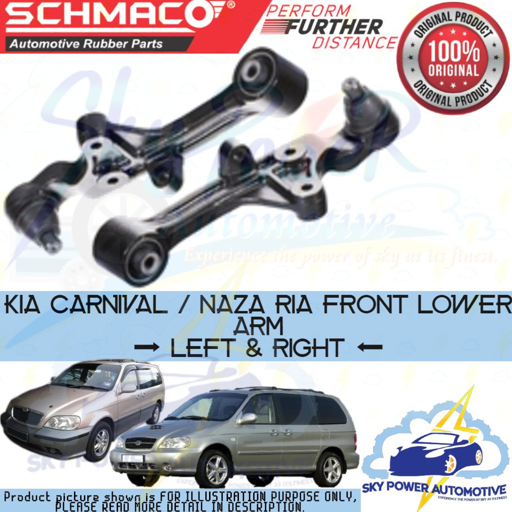 KIA CARNIVAL 2.5 / NAZA RIA SCHMACO LOWER ARM (FRONT LEFT & RIGHT ...