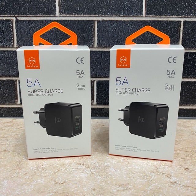 Original Mcdodo Dual Usb Output 5A Max Super Charger CH-5940 Adapter ...
