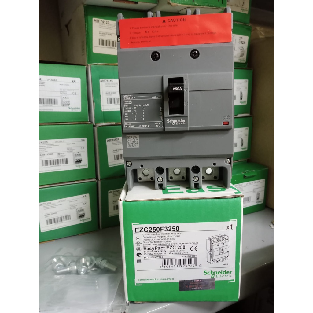 Schneider Electric Easypact EZC MCCB EZC250F 250A 3P EZC250F3250 ...